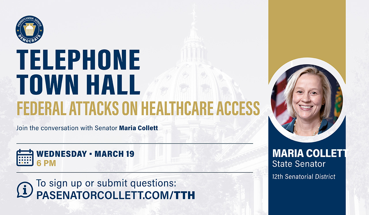 Call In – Senator Maria Collett